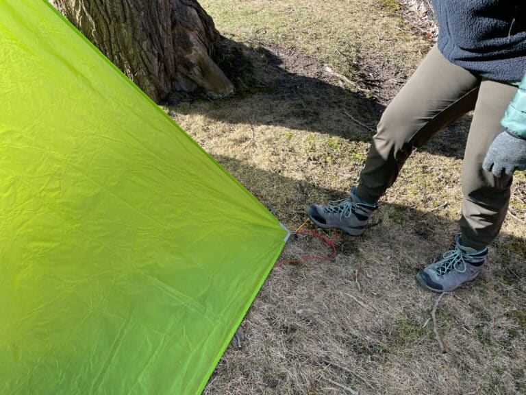3 Ways To Setup A Tarp For Rain, Sun or Wind Protection – Meandering ...